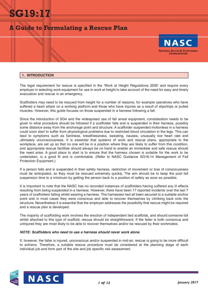 NASC - National Access & Scaffolding Confederation